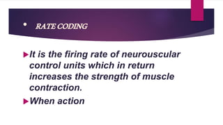 Neuromuscular coordinatioN , | PPTX