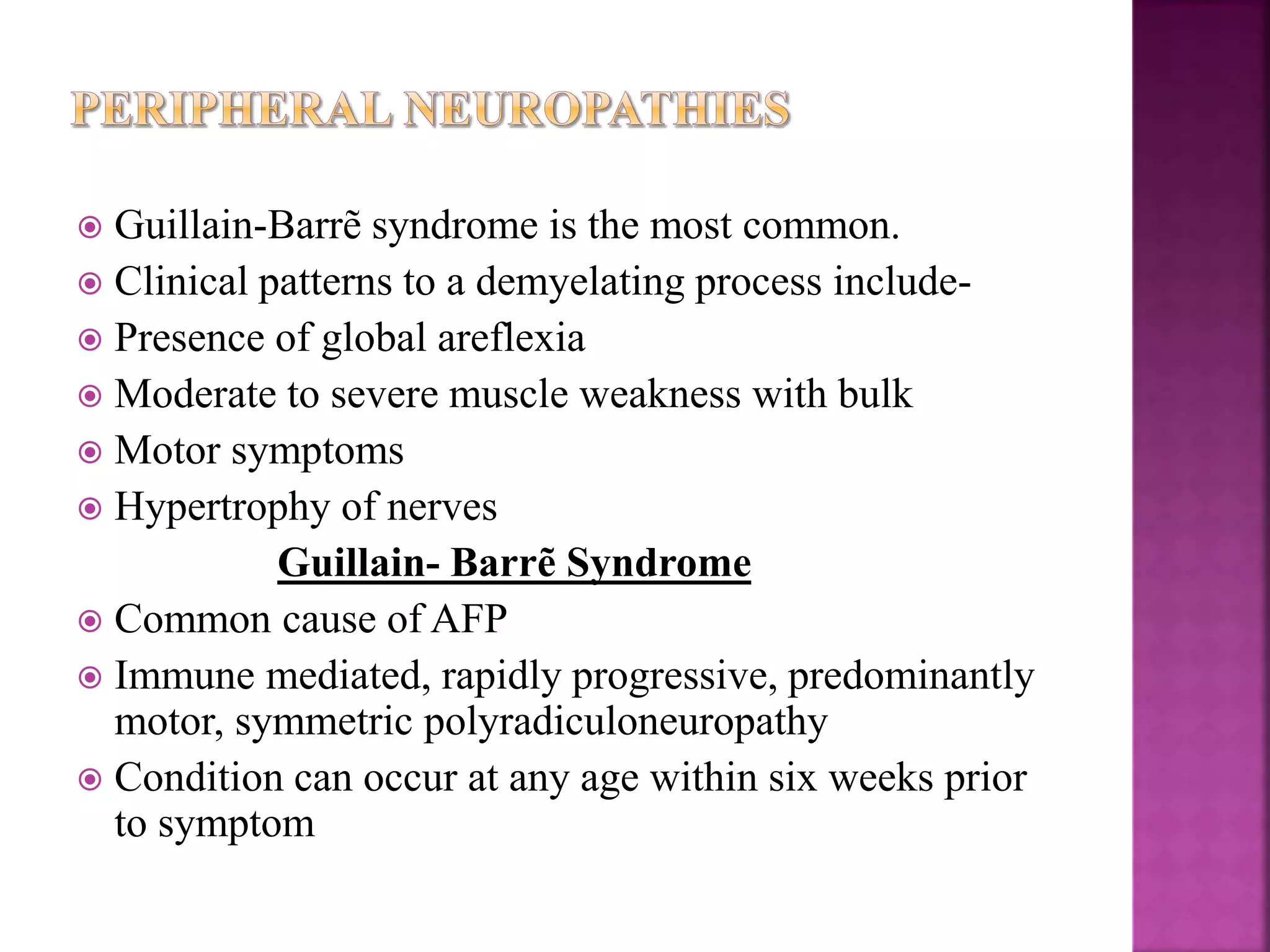 Neuromuscular disorders in children (2) | PPTX