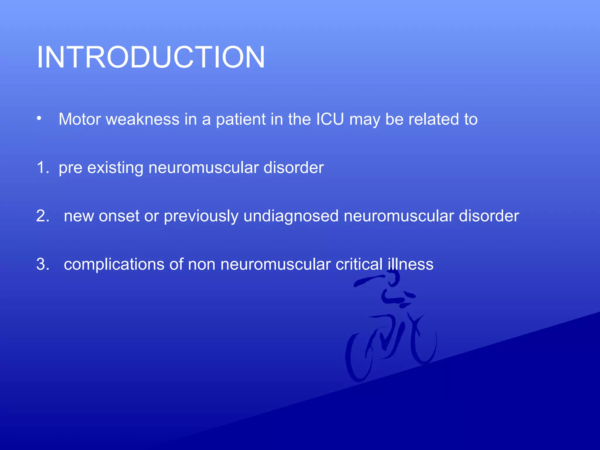 Neuromuscular disorders in icu | PPT