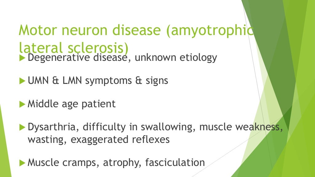 Neuromuscular disorder