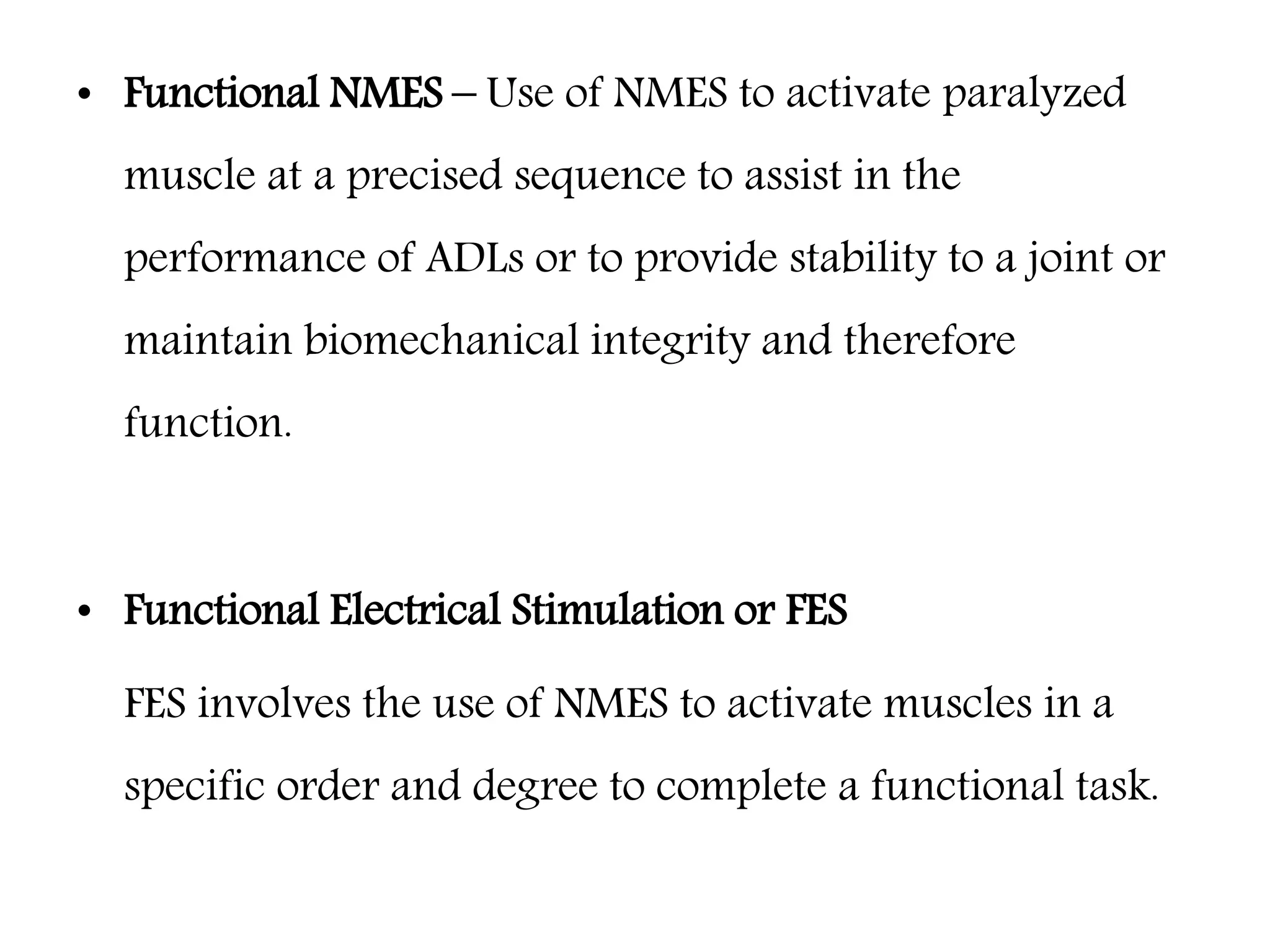 Neuromuscular electrical stimulation | PPTX