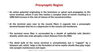 Anatomy , physiology and applied aspect of Neuromuscular Junction | PPTX