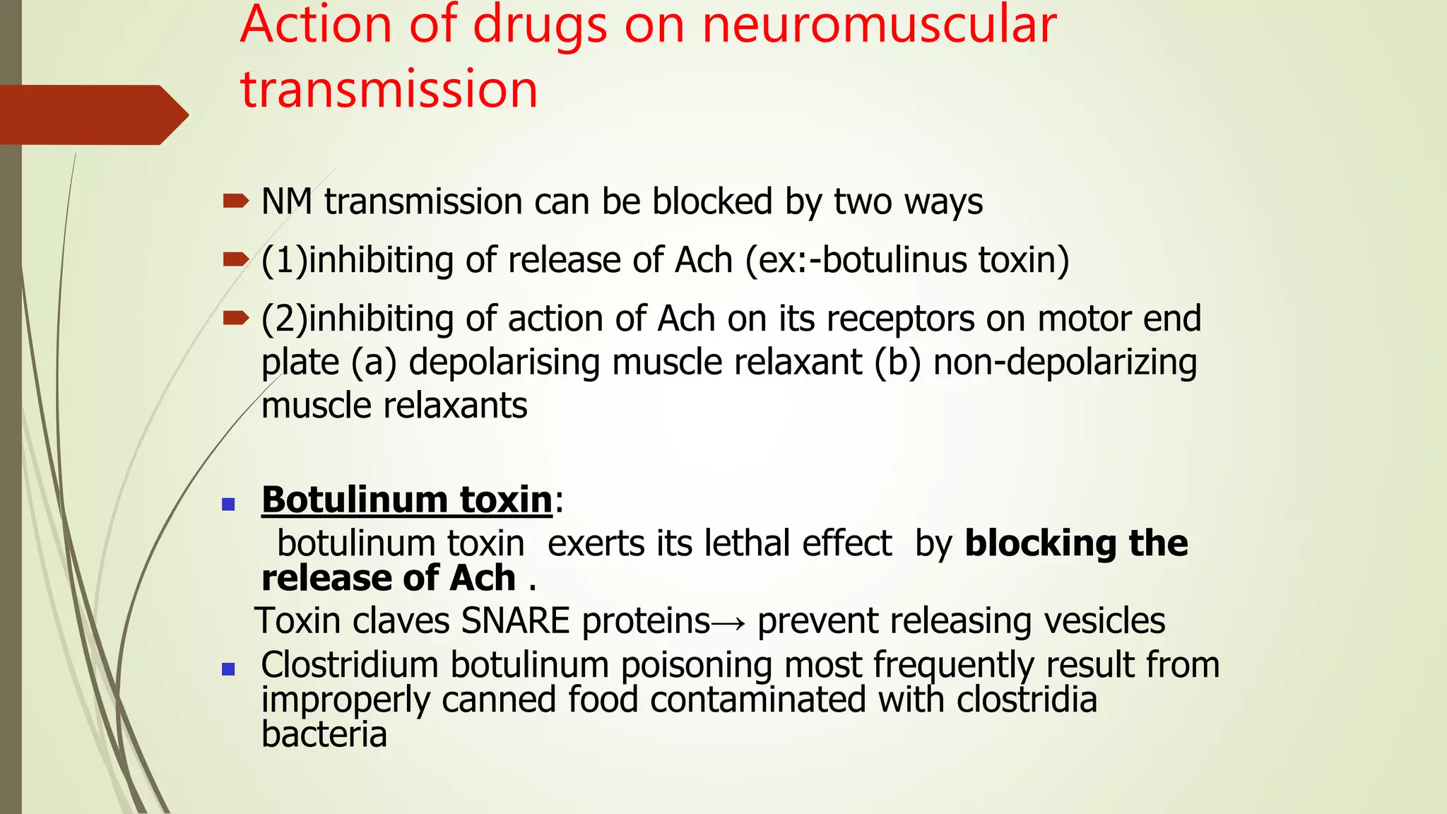 Neuromuscular junction anatomy & physiology | PPTX