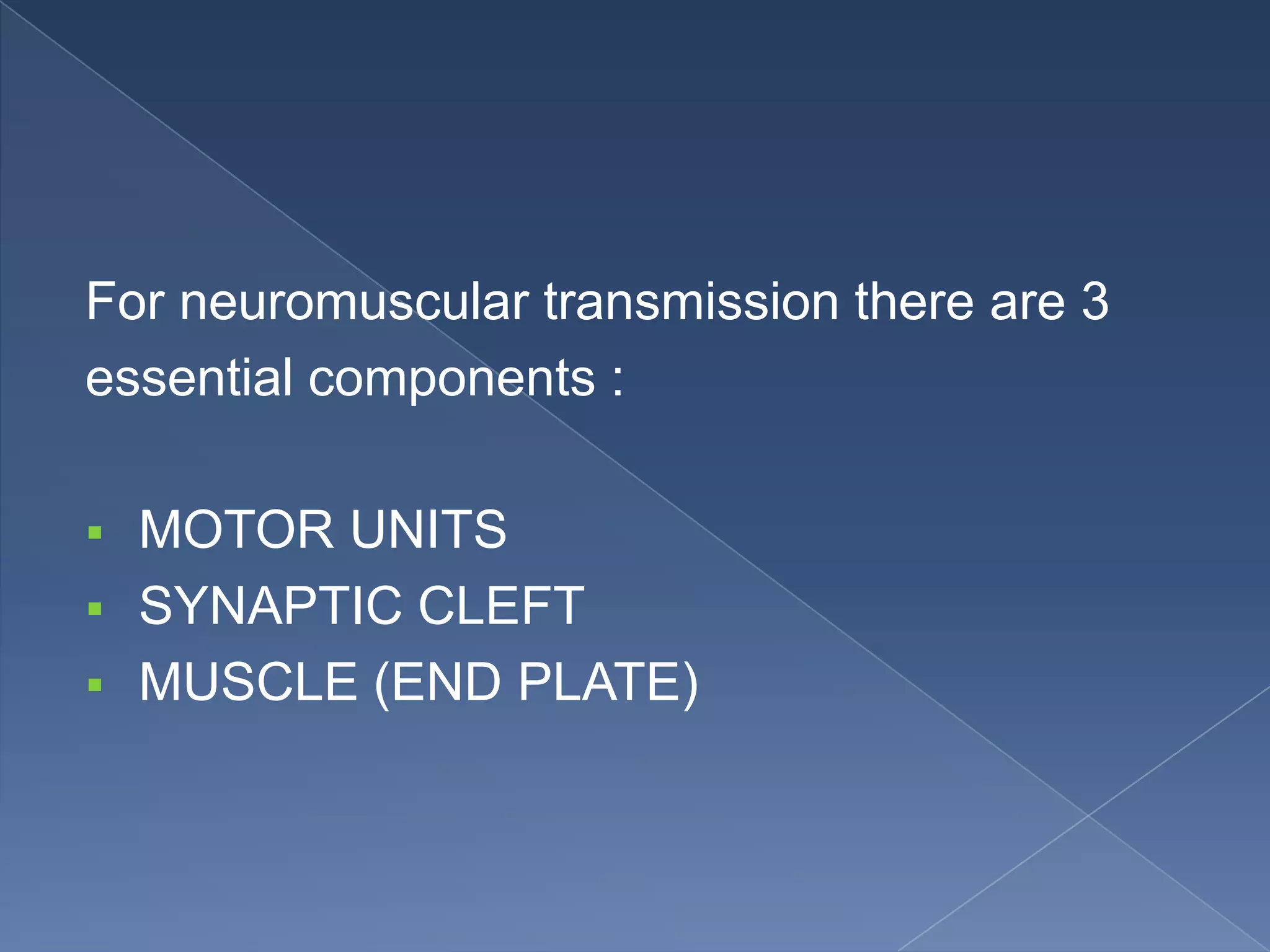 Neuromuscular junction and its physiology | PPTX