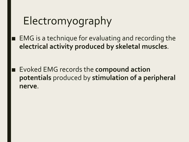 Neuromuscular monitoring | PPT