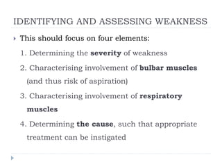 Neuromuscular problems in icu | PPTX