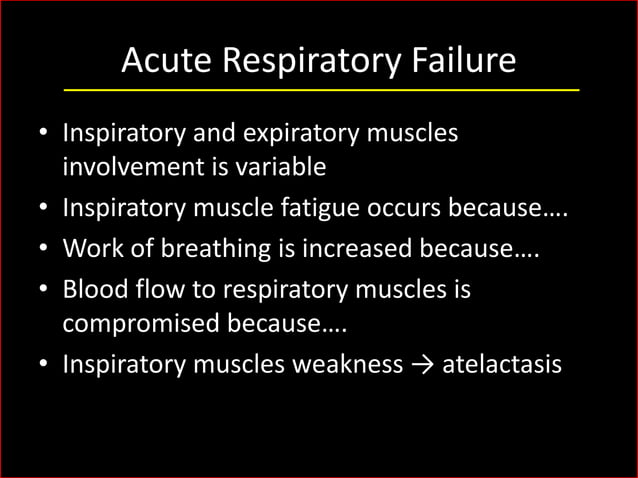Neuromuscular Respiratory Failure | PPSX | Lung and Respiratory Health ...