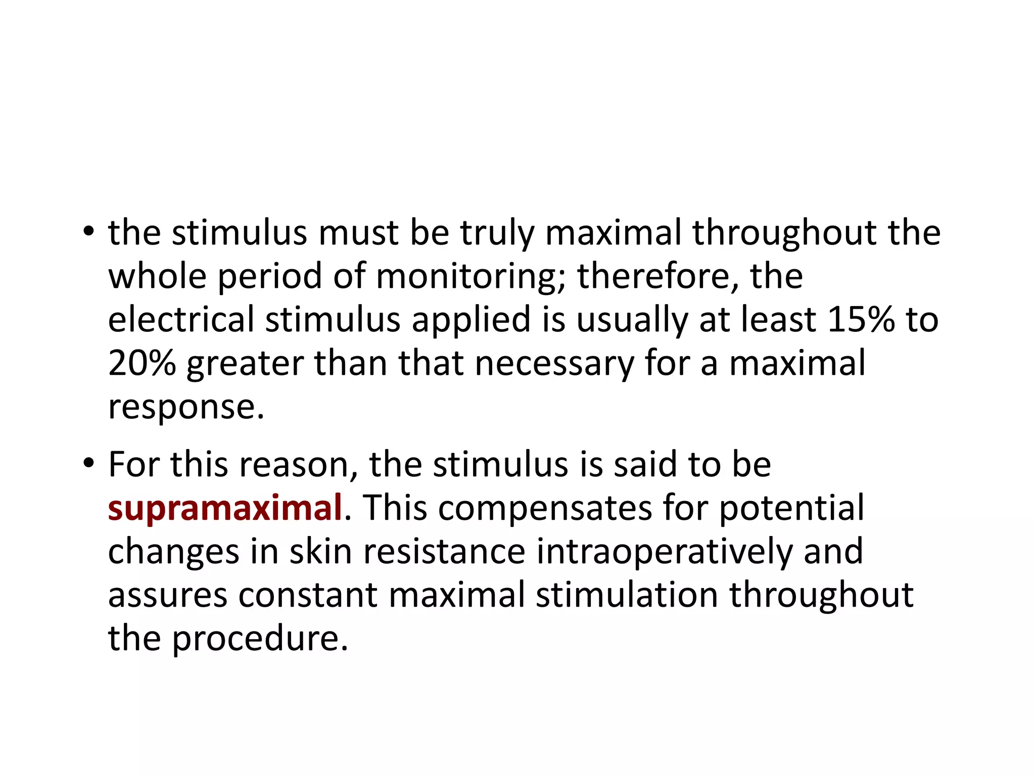 Neuromuscular monitoring | PPTX