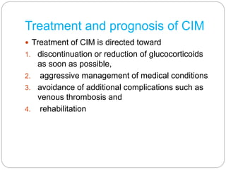 Neuromuscular weakness related to critical illness | PPTX