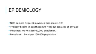 Neuromyelitis optica | PPTX