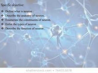 Neuron and its types.Prepared especially for BSc Nursing students | PDF ...