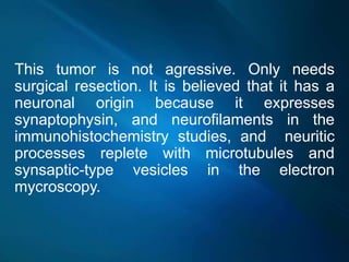Neuronal cell tumors | PPTX