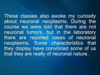Neuronal cell tumors | PPTX