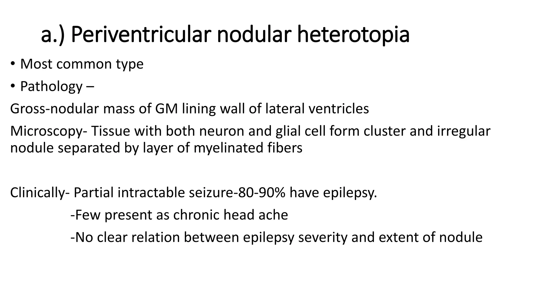 NEURONAL MIGRATION DISORDER (2) | PPTX
