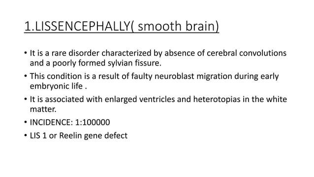 NEURONAL MIGRATION DISORDER (2) | PPTX