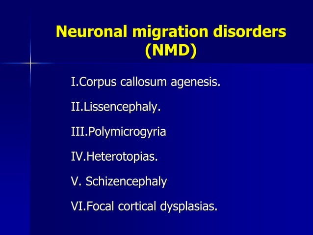 Neuronal migration disorders | PDF | Brain and Nervous System Disorders ...