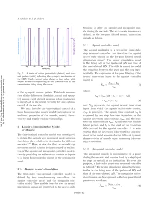 Neuron based time optimal controller of horizontal saccadic eye movements | PDF
