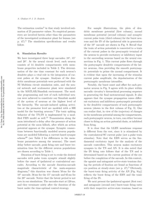 Neuron based time optimal controller of horizontal saccadic eye ...