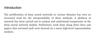 Neuron level interpretation of deep nlp model