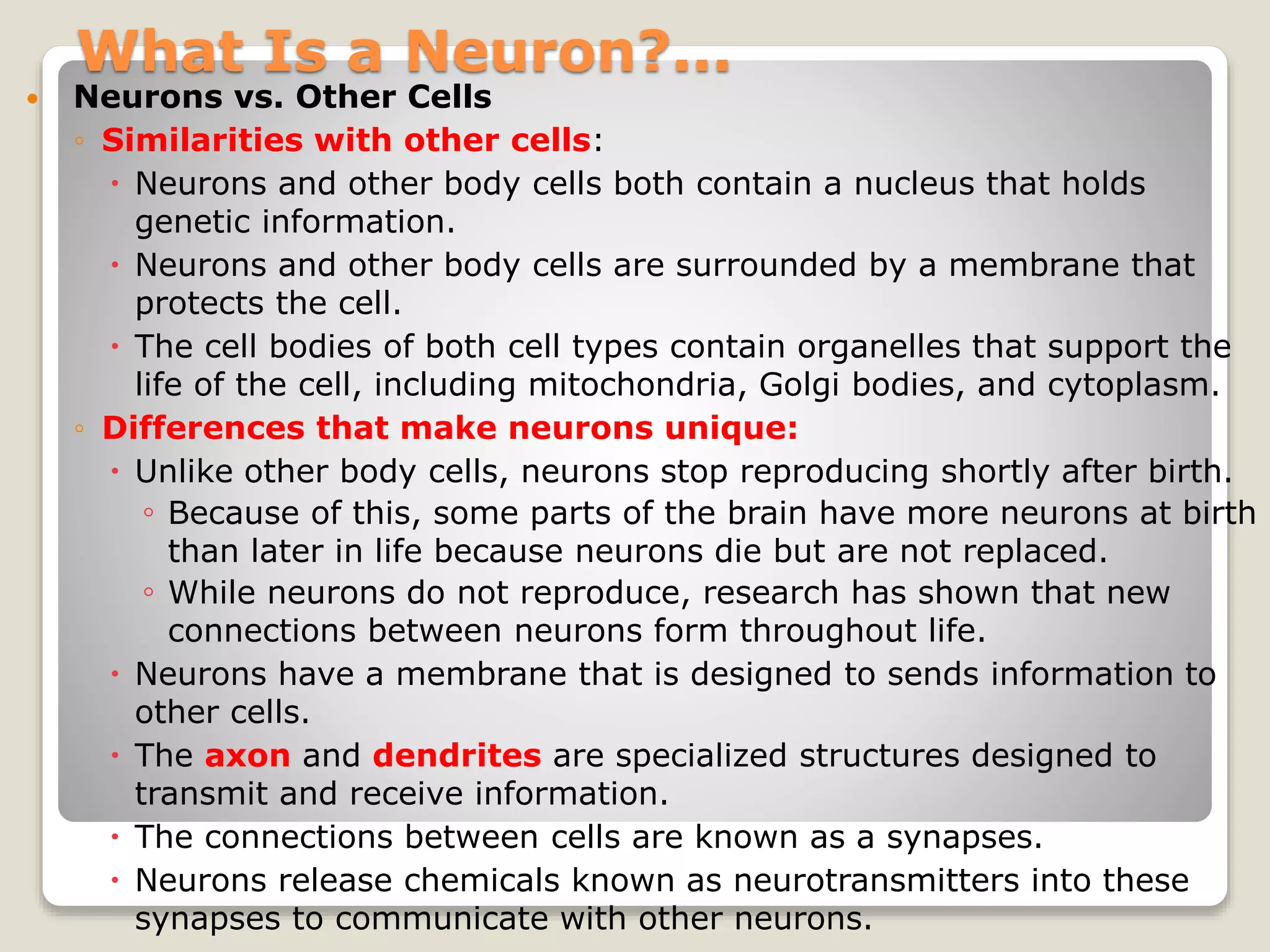 Neurons and its structure | PPTX