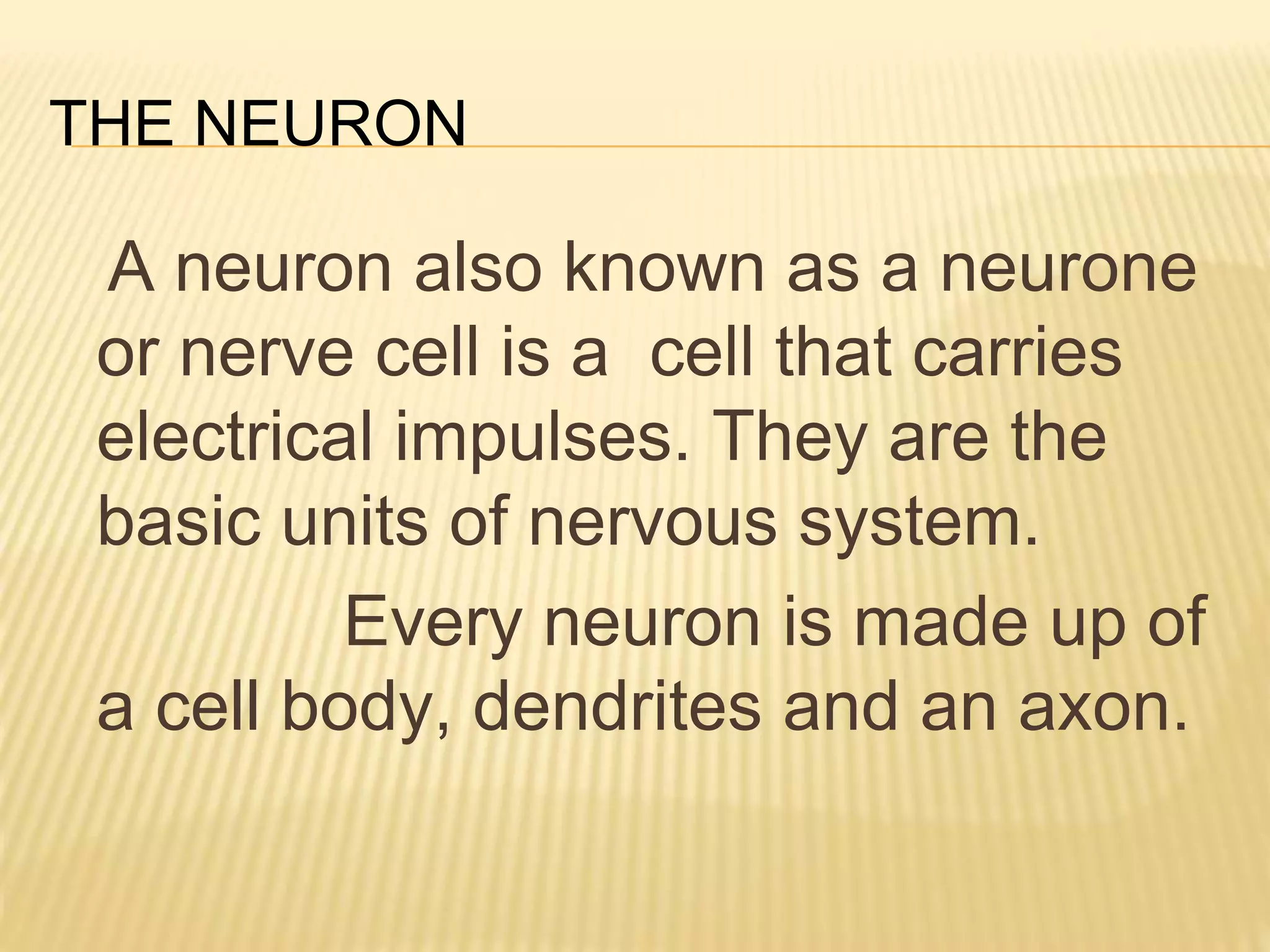 Neurons and transmission of nerve impulses | PPTX