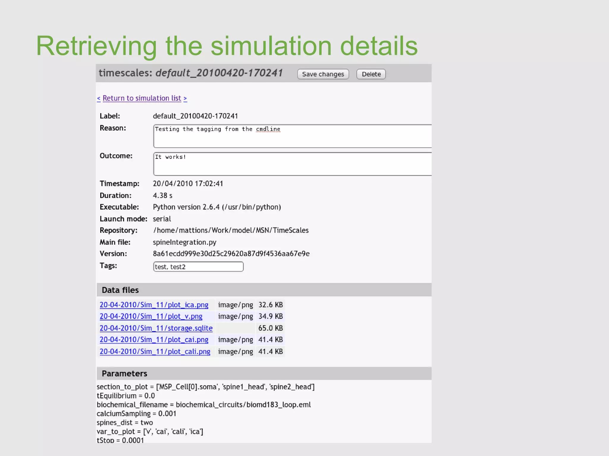 Neuronvisio sumatra workflow | ODP
