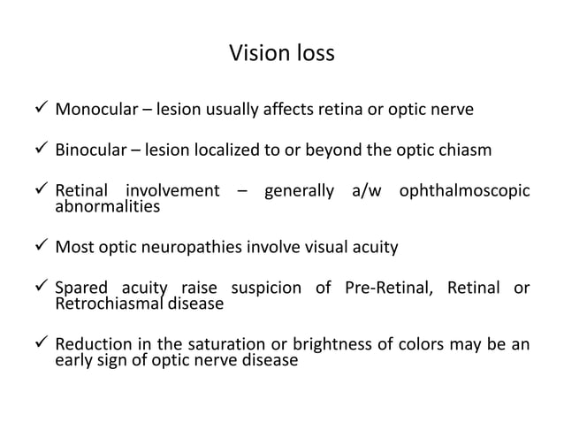 Neuro ophthalmology Basics | PPTX | Eye and Vision Conditions ...