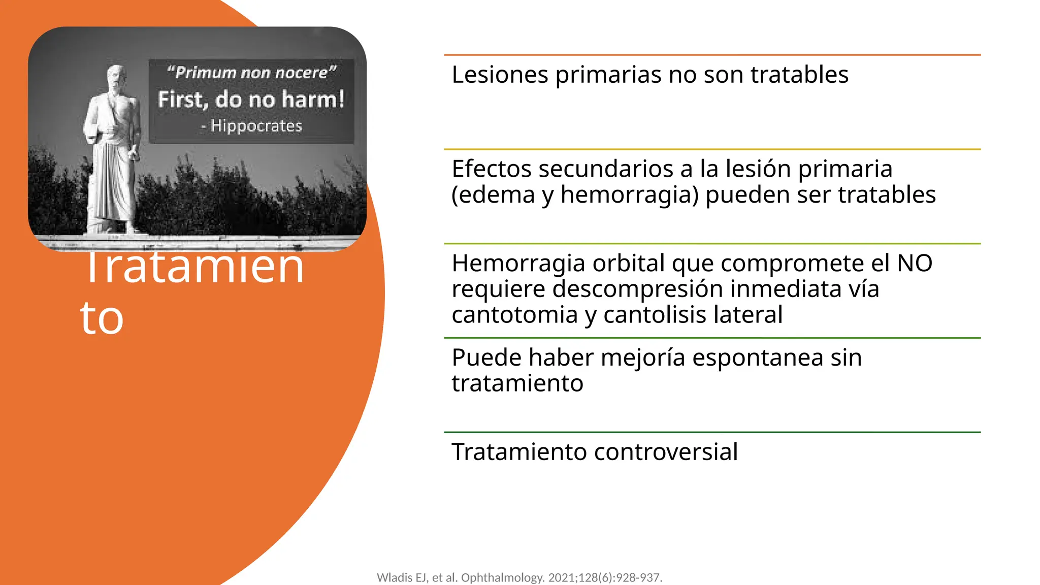 Neuropatía óptica traumática (Nervio óptico, defecto pupilar aferente ...