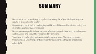 Neuropathic Itch | PPTX