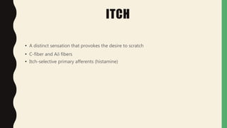 Neuropathic Itch | PPTX