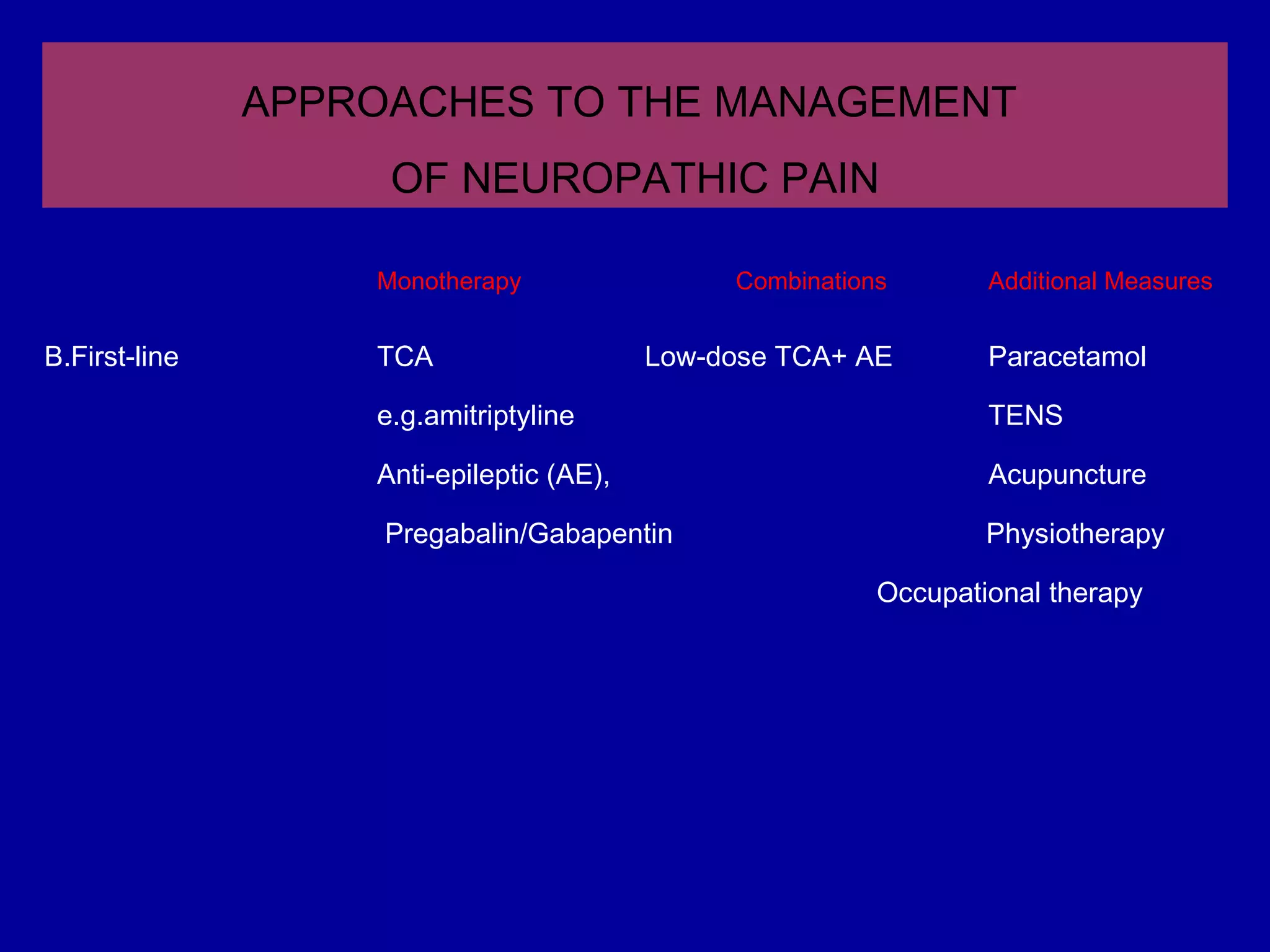 Neuropathic Pain | PPT