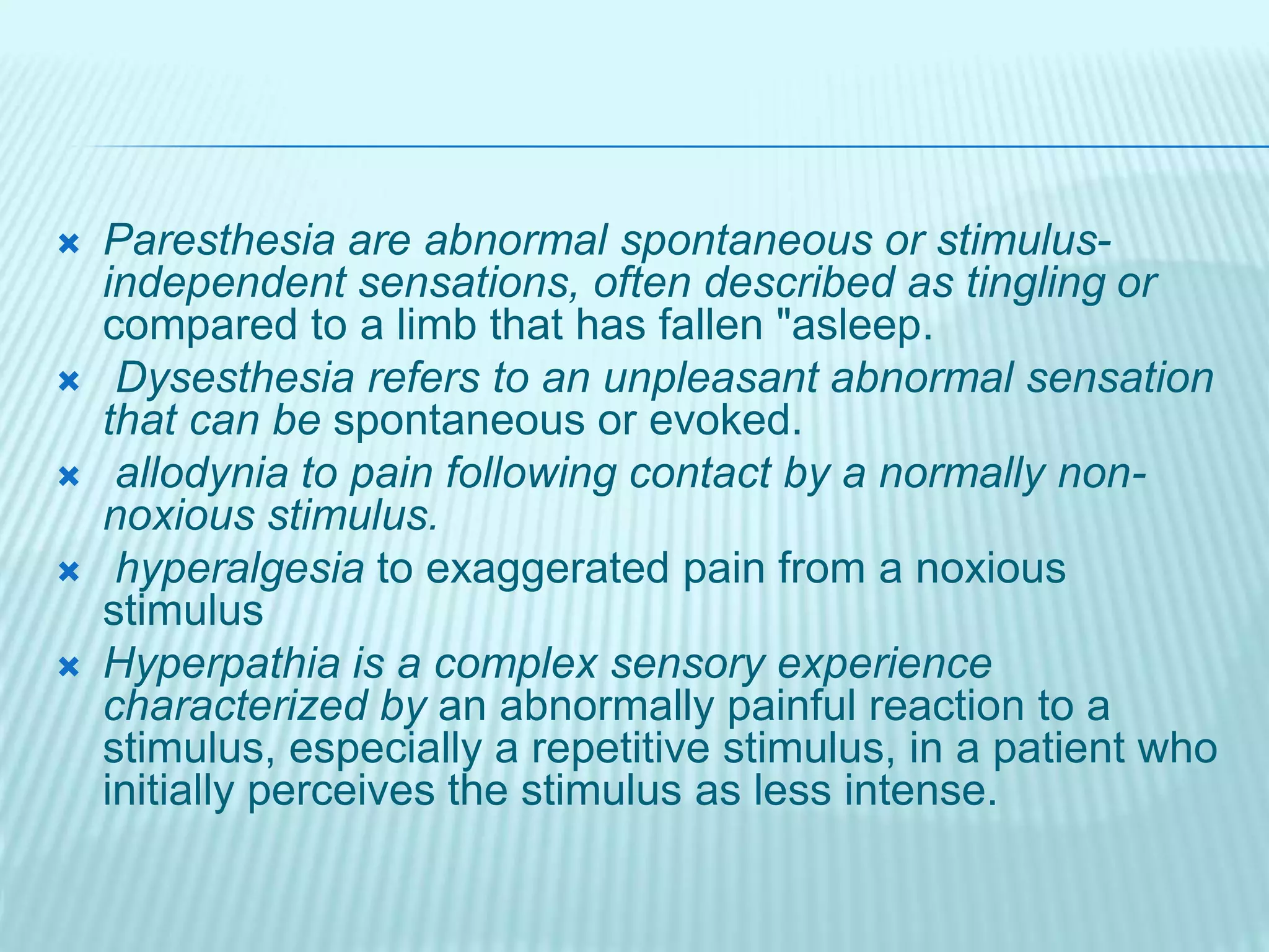 Neuropathic pain | PPTX