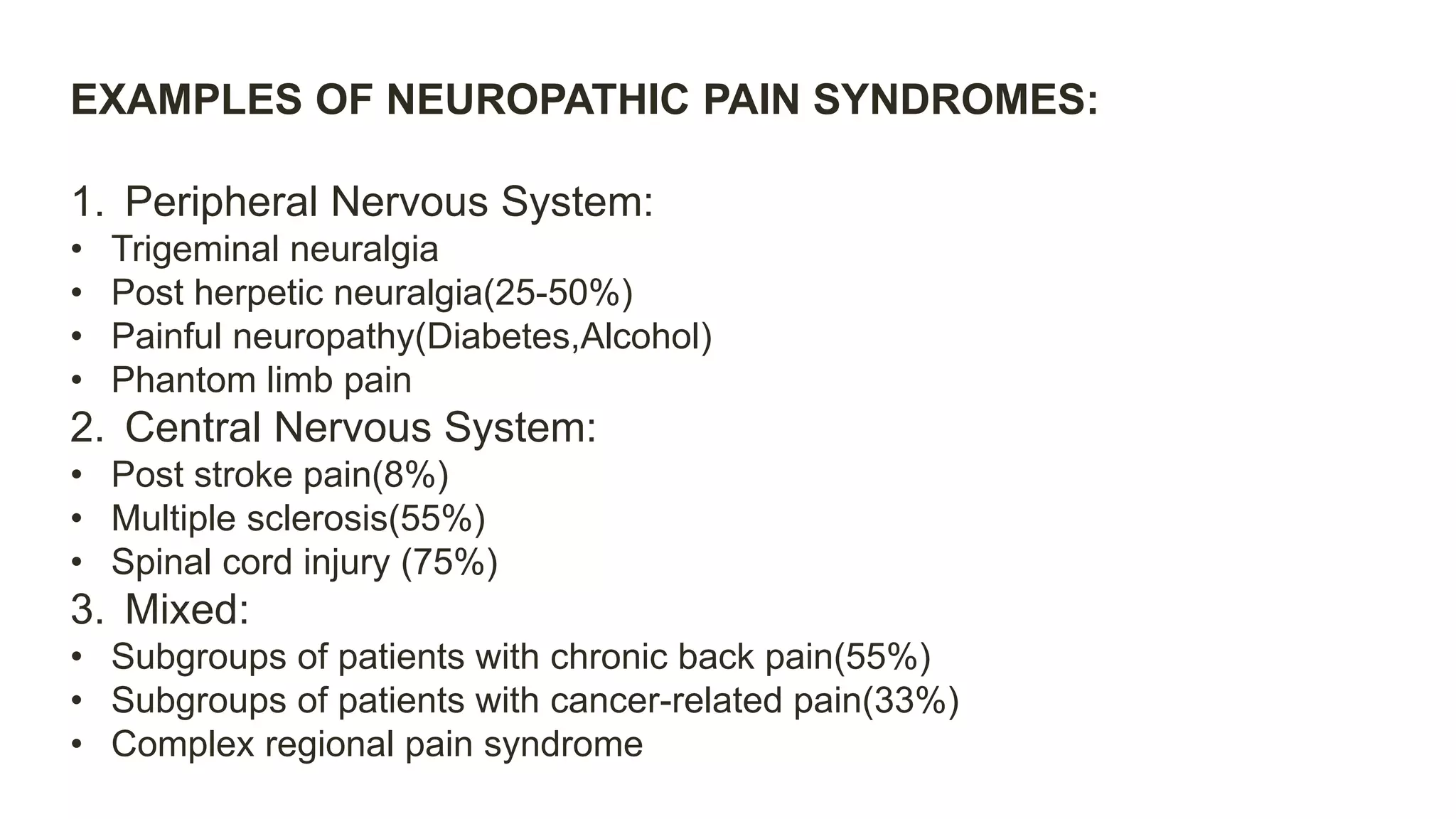Neuropathic pain | PPTX