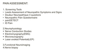 Neuropathic pain | PPTX