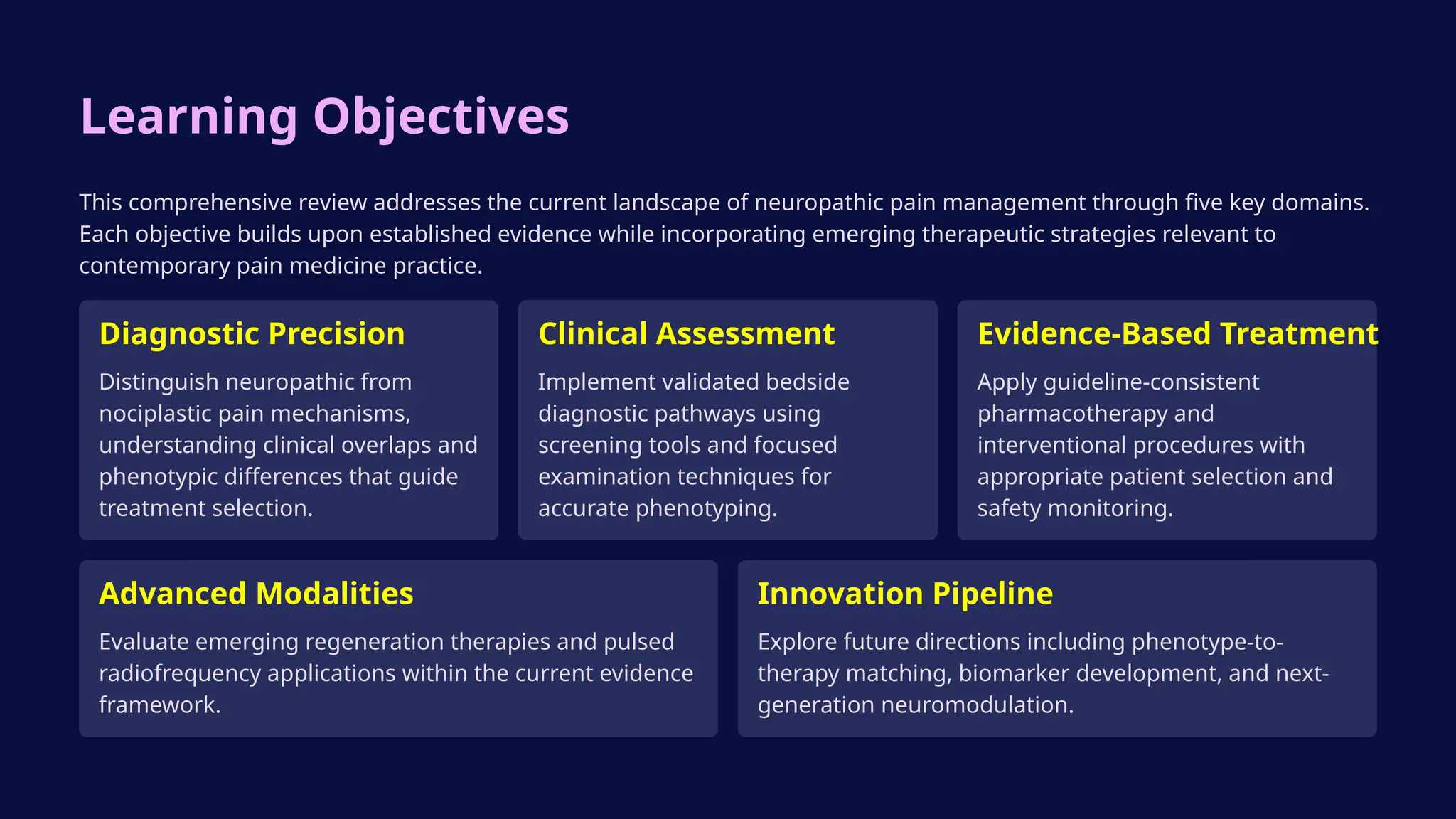 Neuropathic Pain: Challenges, Current Practice and Future Directions ...