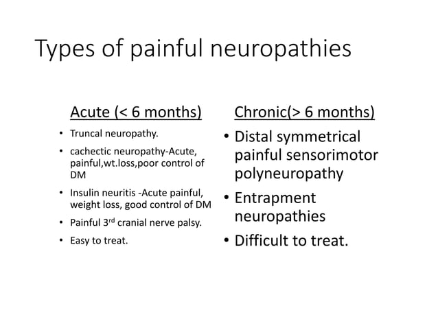 Neuropathic pain understanding and management | PPTX