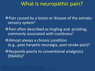 Neuropathic pain diagnosis & management | PPTX