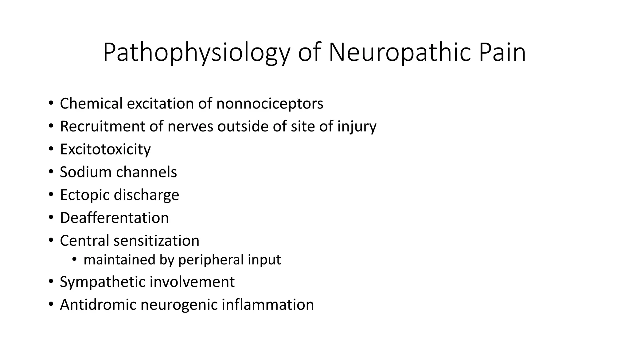 Neuropathic pain management | PPTX