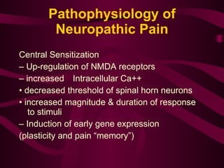 Neuropathic pain revised 2010 | PPT