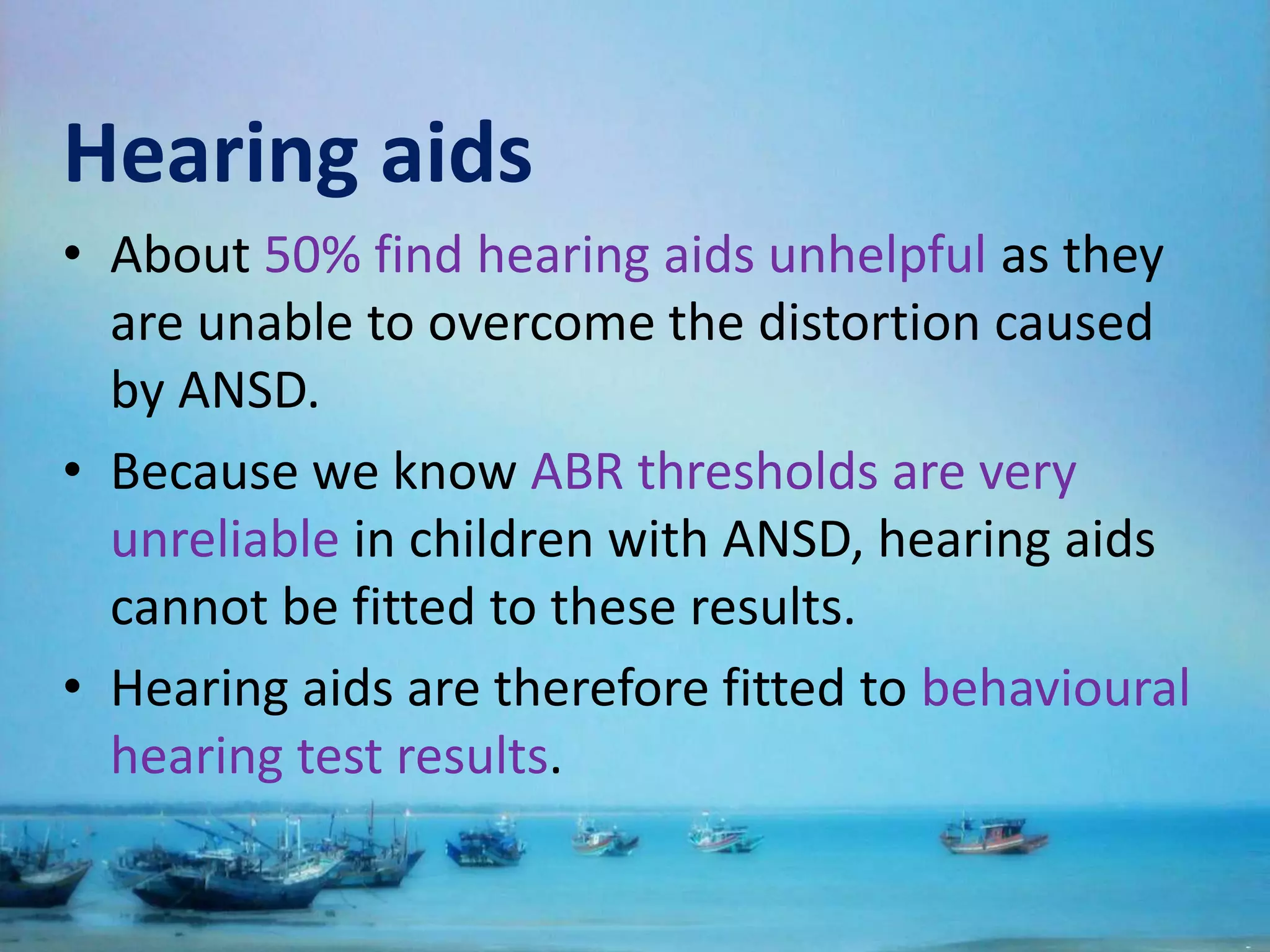 Neuropathies auditives slideshare | PPTX