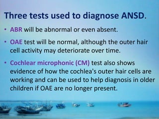 Neuropathies auditives slideshare | PPTX