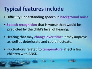 Neuropathies auditives slideshare | PPTX