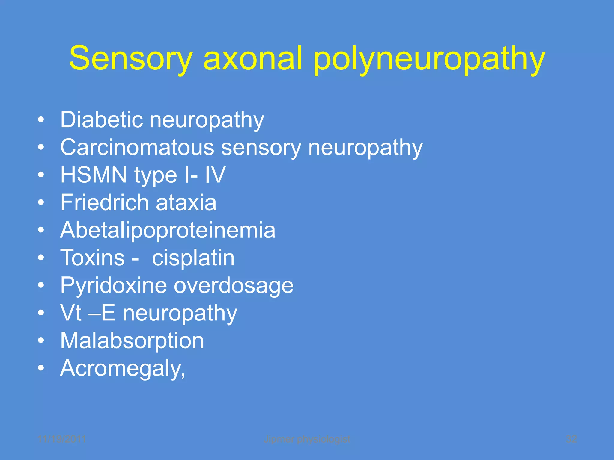 Neuropathies & myopathies - an overview | PPTX