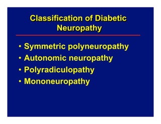 Neuropathy and Foot Exam - Diabetes Symposia | PDF