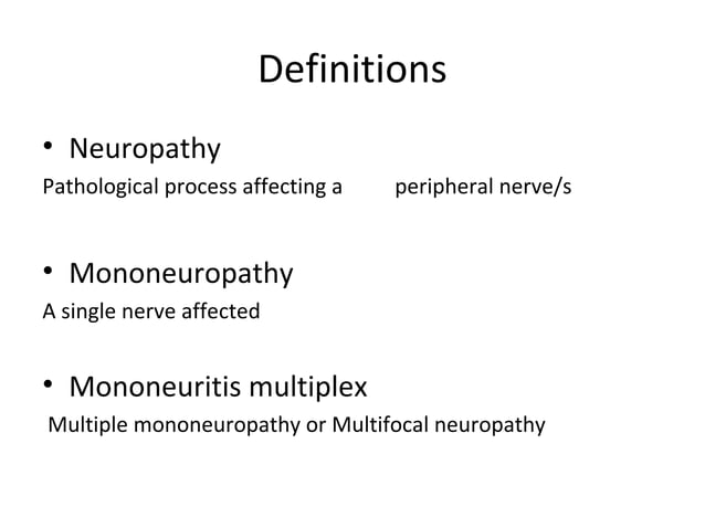 Neuropathy and its classification | PPT | Brain and Nervous System ...