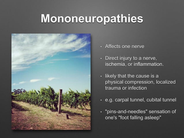 Neuropathies | PPTX | Brain and Nervous System Disorders | Diseases and ...