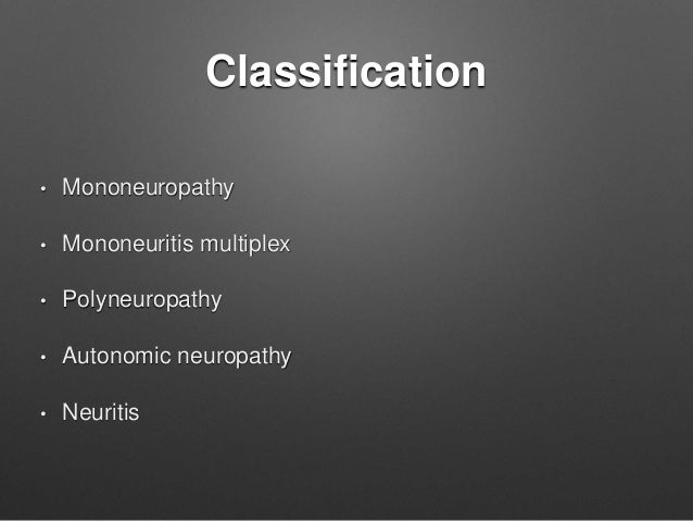 Neuropathies