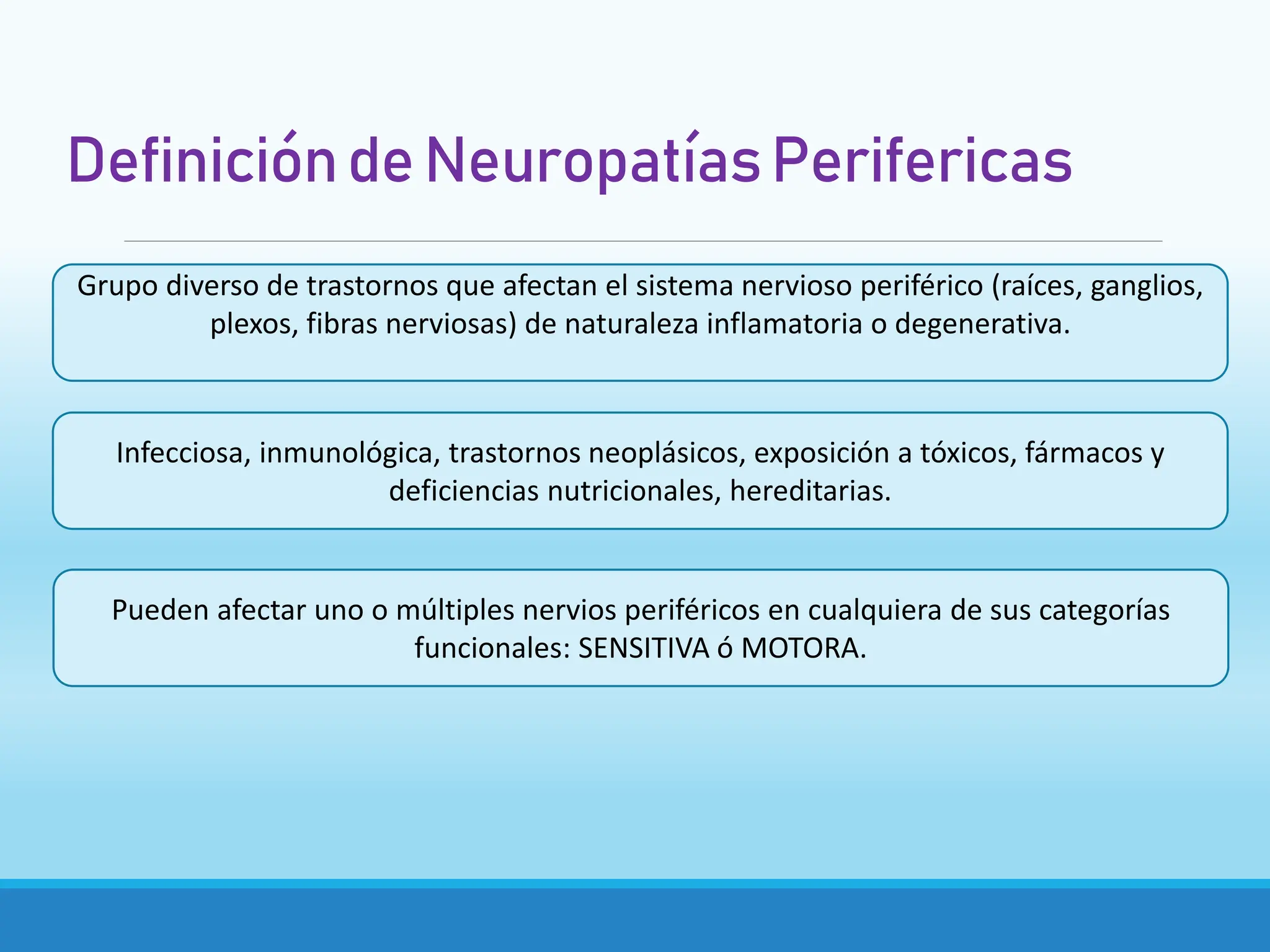 Neuropatias Perifericas, sindrome de Guillain Barre y neuropatia ...