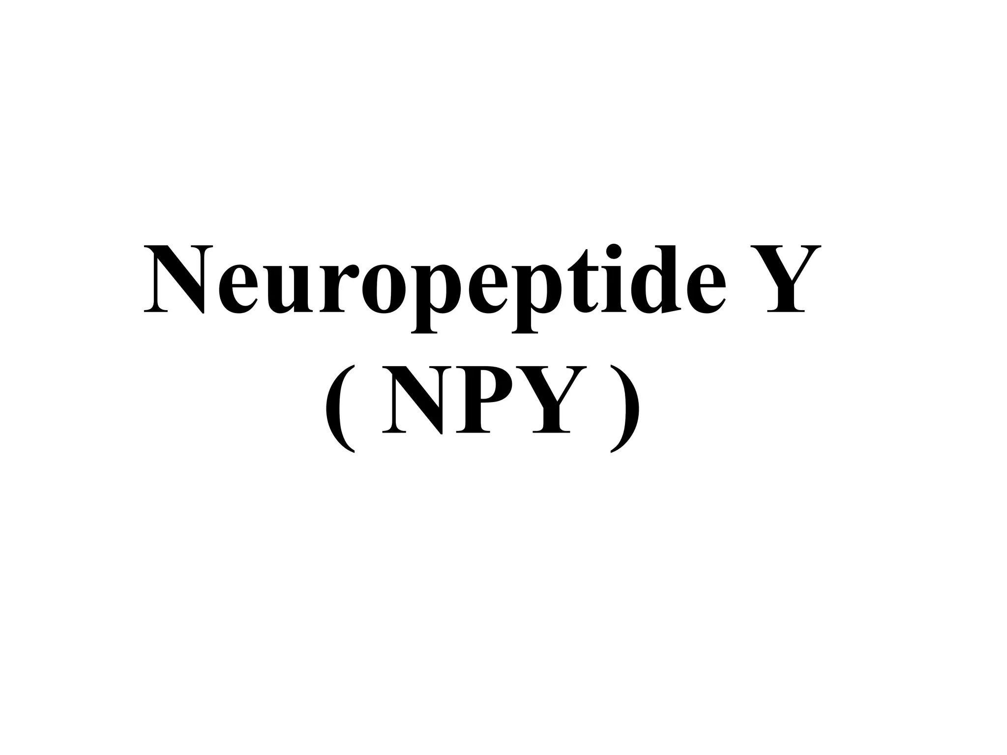 Neuropeptides | PPTX