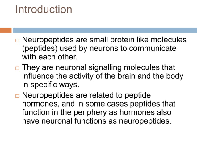 Neuropeptides | PPTX